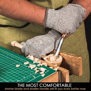 Wood Carving Tools Chisels Compact Long Bent Gouge Sweep 6 Compact ...