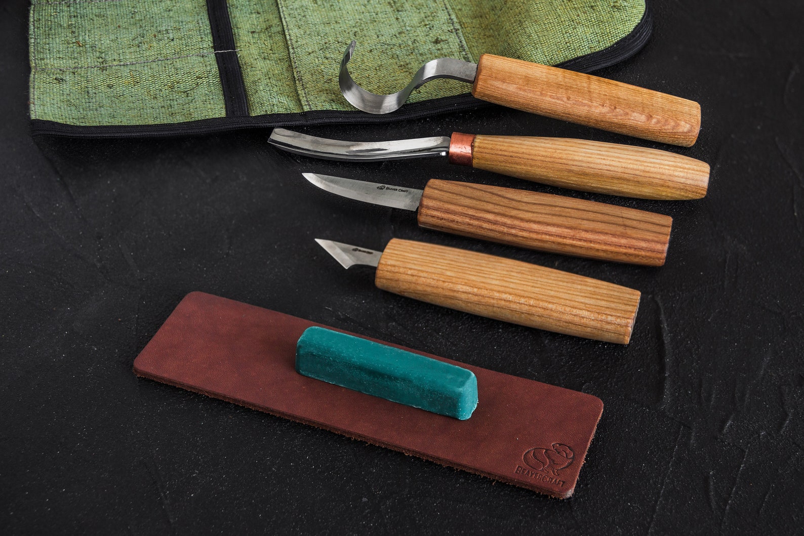 S49 Wood Carving Tool Set for Spoon Carving With Compact | Etsy