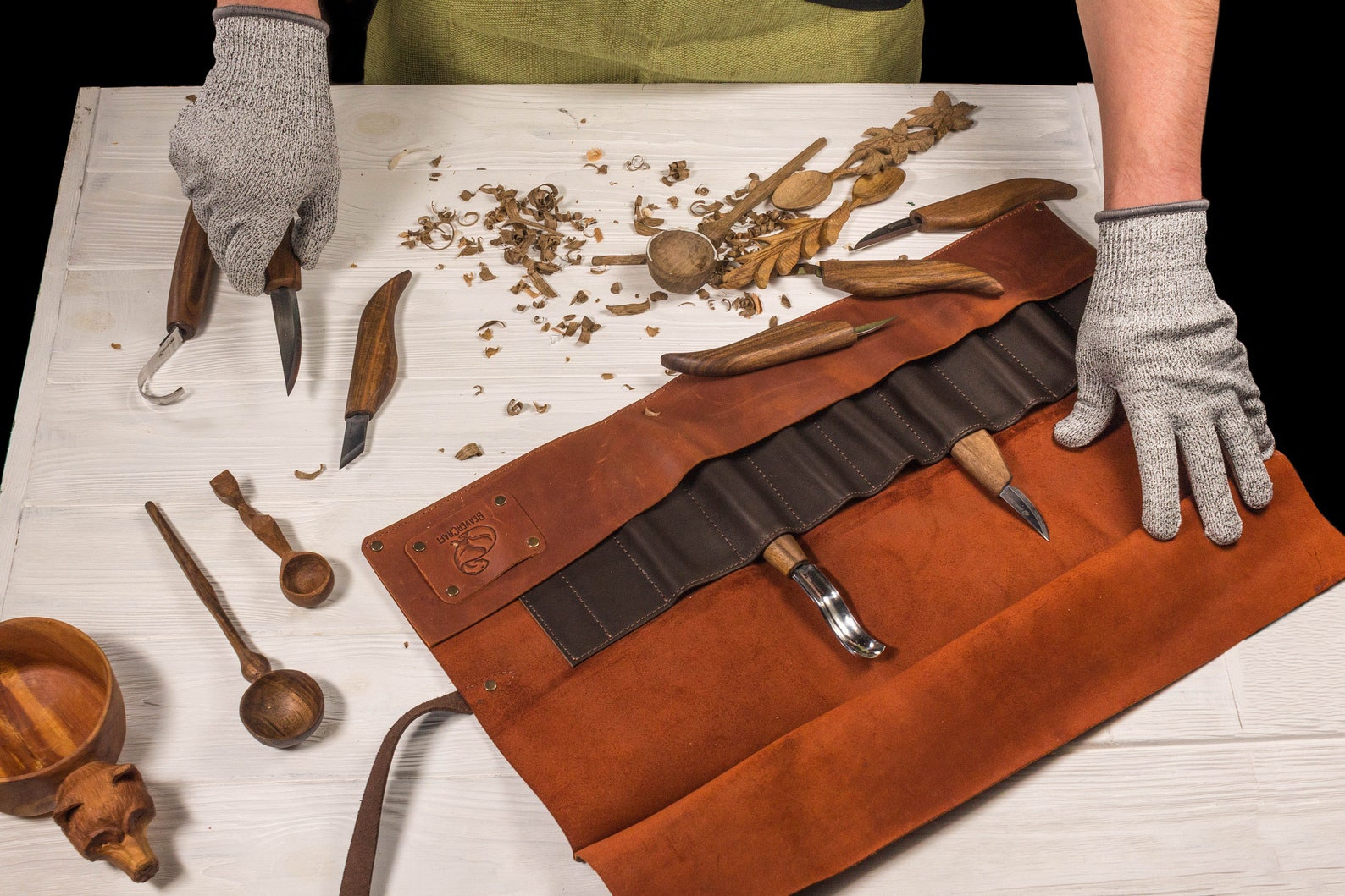 Deluxe Wood Carving Set With Walnut Handles Beavercraft S18X - Etsy