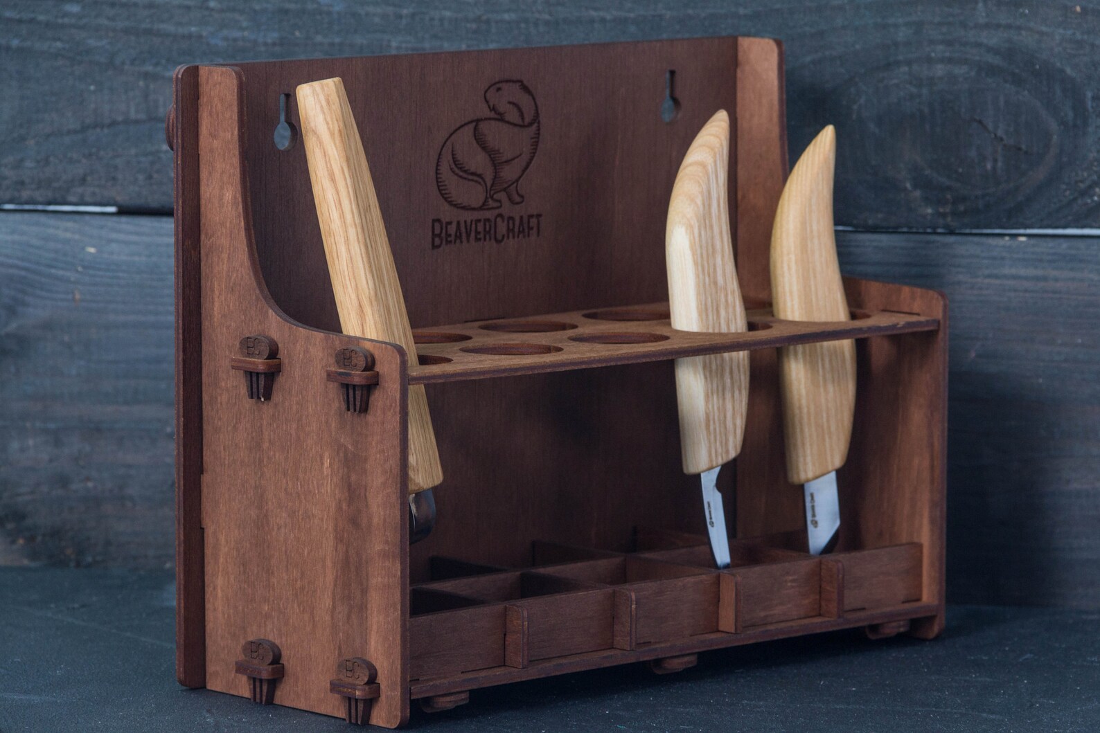 Tool Rack Plywood Tool Storage Rack Tools Knives Chisels - Etsy