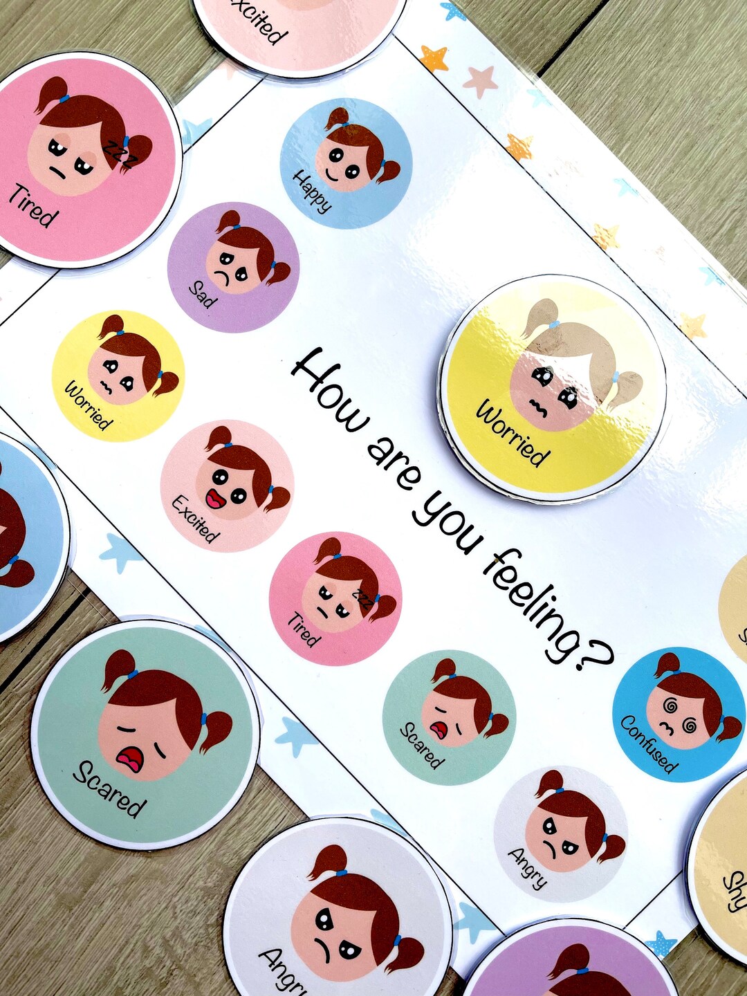 Laminated Emotion Board: Feelings Communication, Autism Resource - Etsy UK