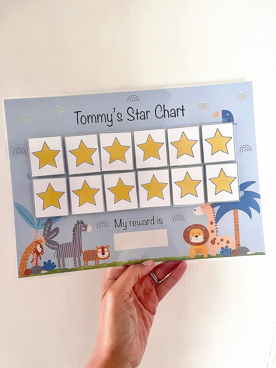 Reward Chart | Boys Reward Chart | Personalised Reward Chart | Potty ...