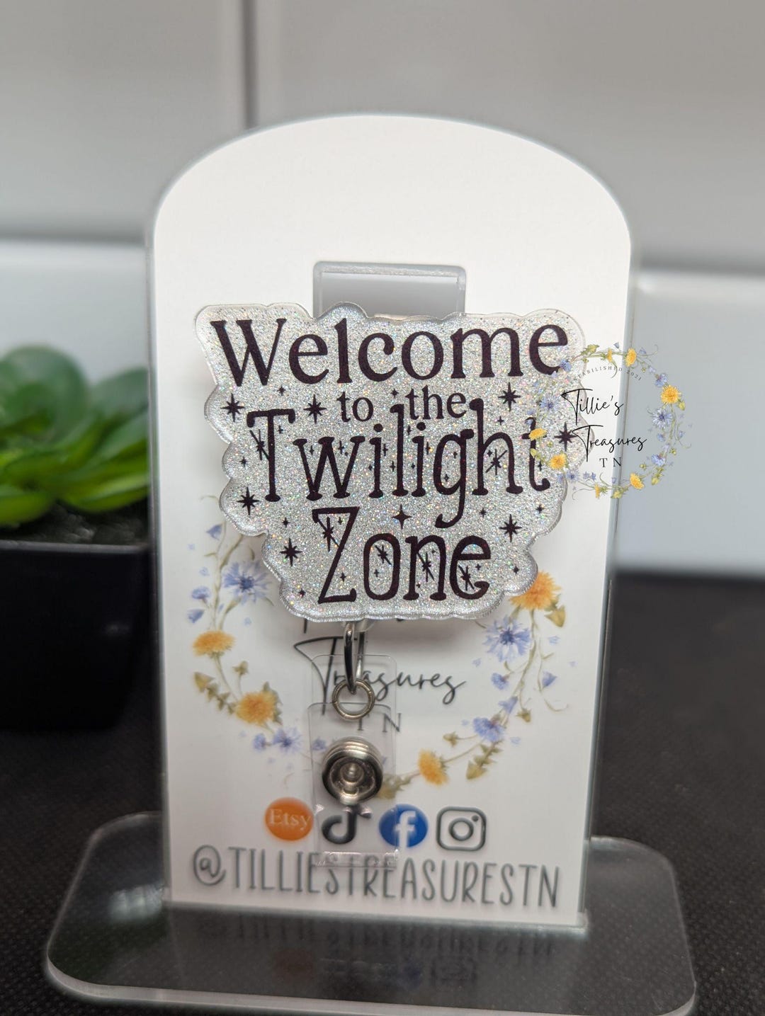Twilight Zone Badge Reel: Funny Interchangeable Sublimated Resin Design ...
