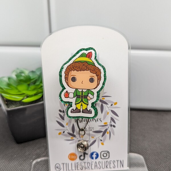 Elf Badge Reel - Etsy
