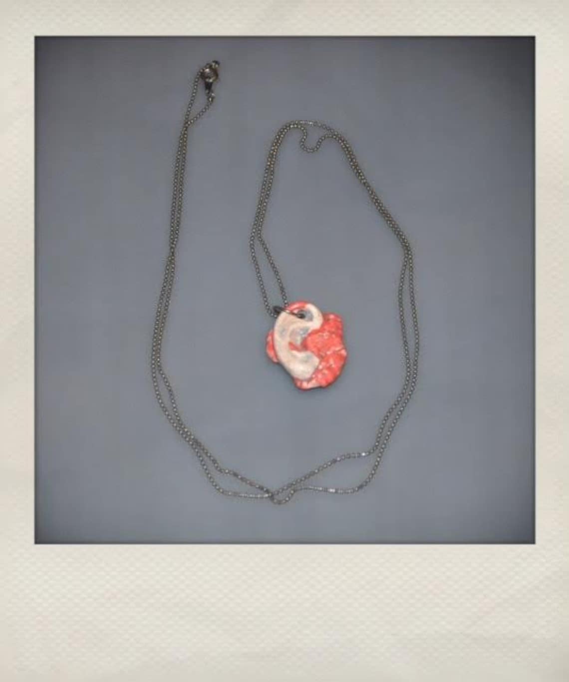 Vietnam War inspired Severed Ear Ceramic Pendant & Necklace - Etsy.de
