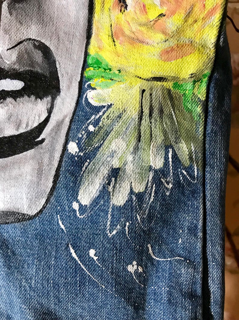 Custom Denim Jacket Jacket Hand-painted Unique Denim | Etsy