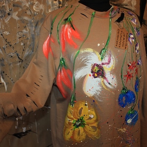 Sweatshirt With Art Work on Art on Sweatshirt Gift Excellent Poppies ...