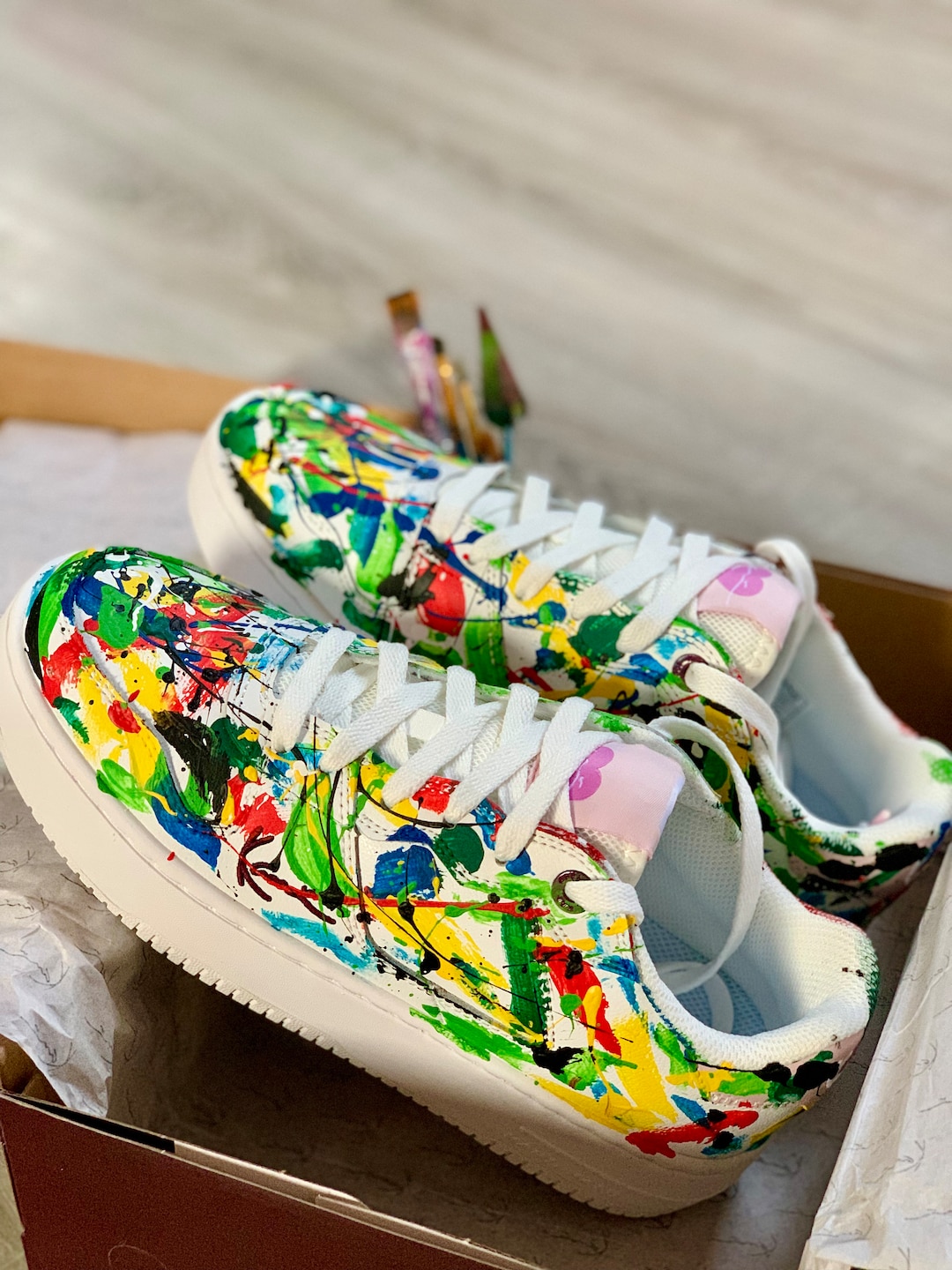 Nike Men's Sneakers in Paint Sneakers in a Spray Can Spray Paint ...