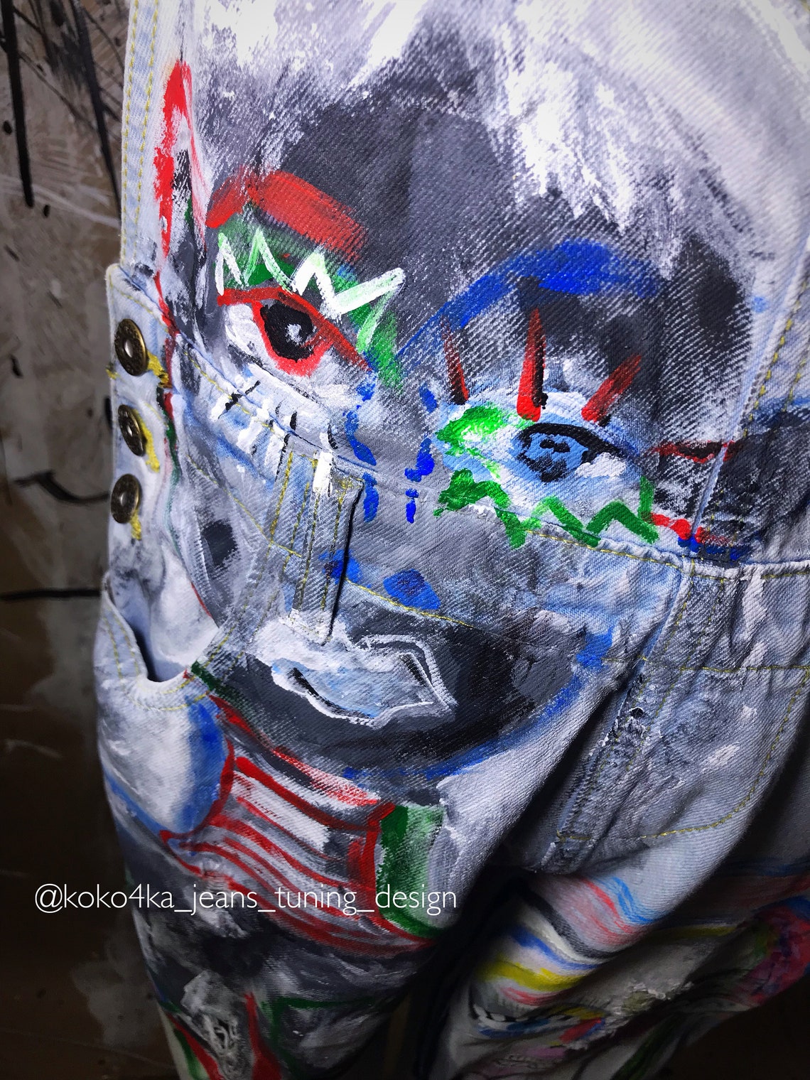 Graffiti Overalls Boho Overalls Hand Painted Overalls Painted - Etsy