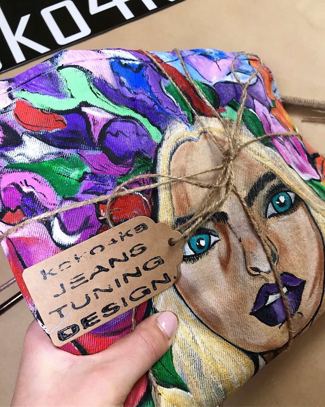 Custom Denim Jacket - Jacket Hand-painted - Unique Denim Clothing ...
