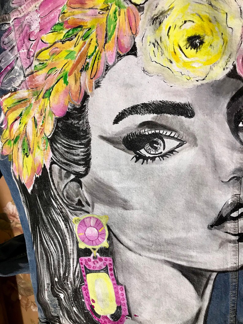 Custom Denim Jacket Jacket Hand-painted Unique Denim | Etsy