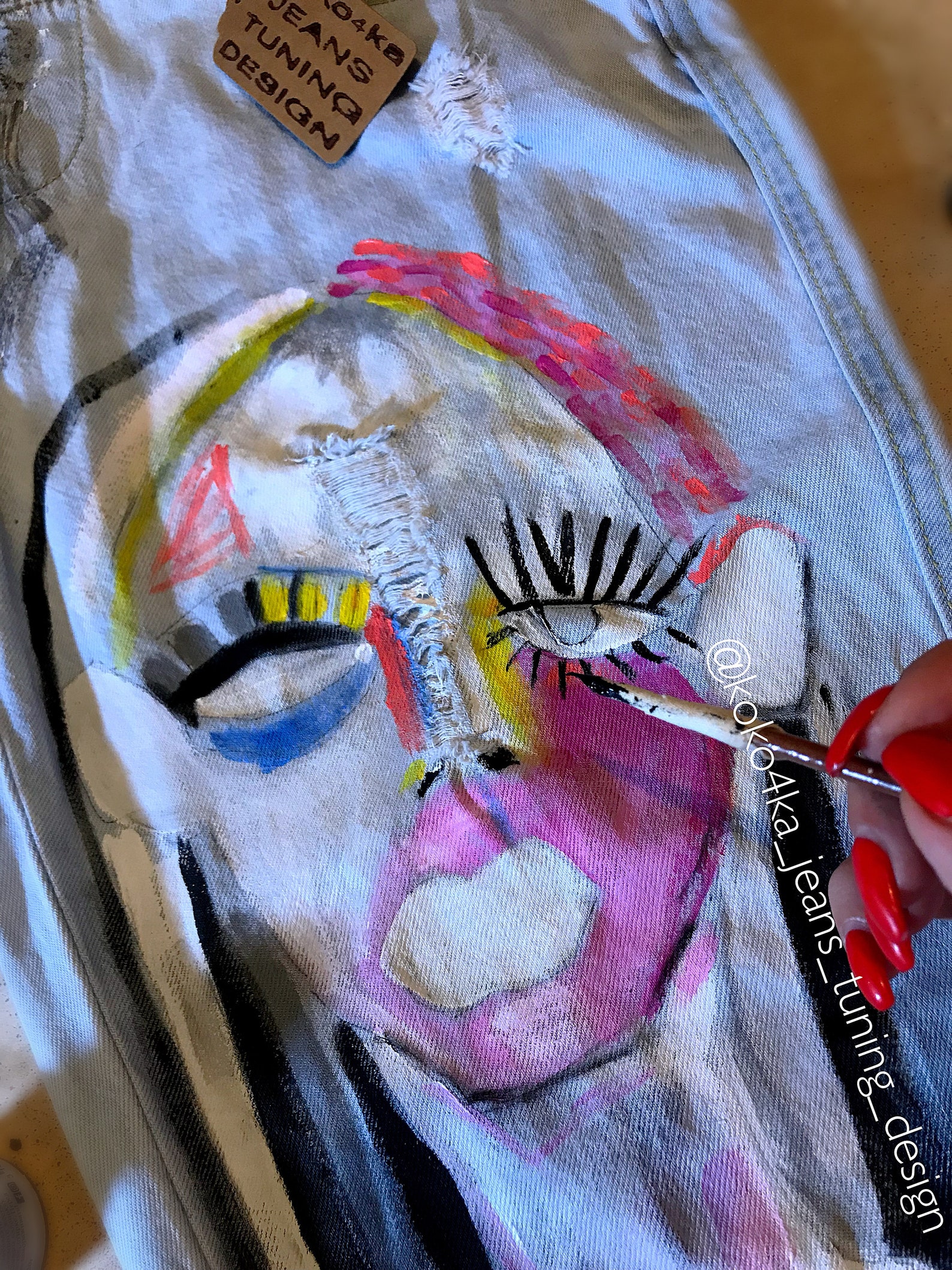 Graffiti Overalls Boho Overalls Hand Painted Overalls Painted | Etsy