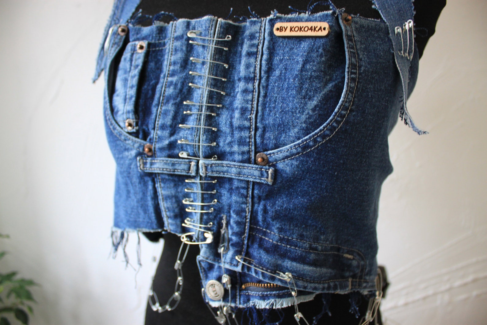 Upcycled Denim Bra Recycled Top Recycled Jeans LEVIS Bra - Etsy