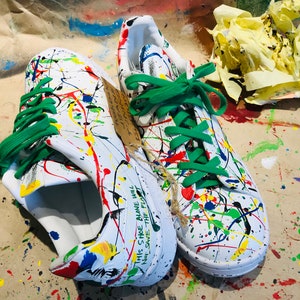 Nike Men's Sneakers in Paint Sneakers in a Spray Can Spray Paint ...