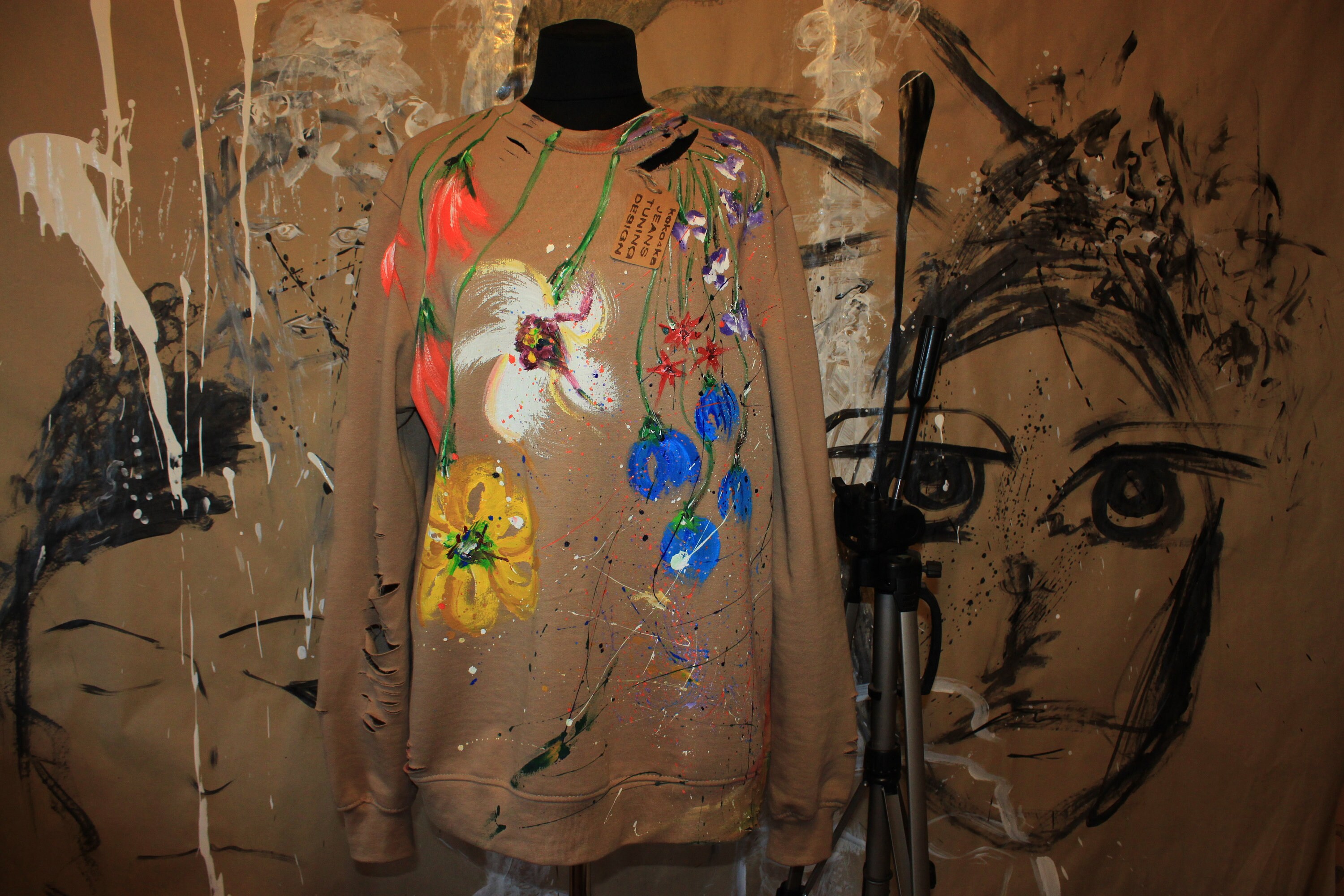 Sweatshirt With Art Work on Art on Sweatshirt Gift Excellent Poppies ...