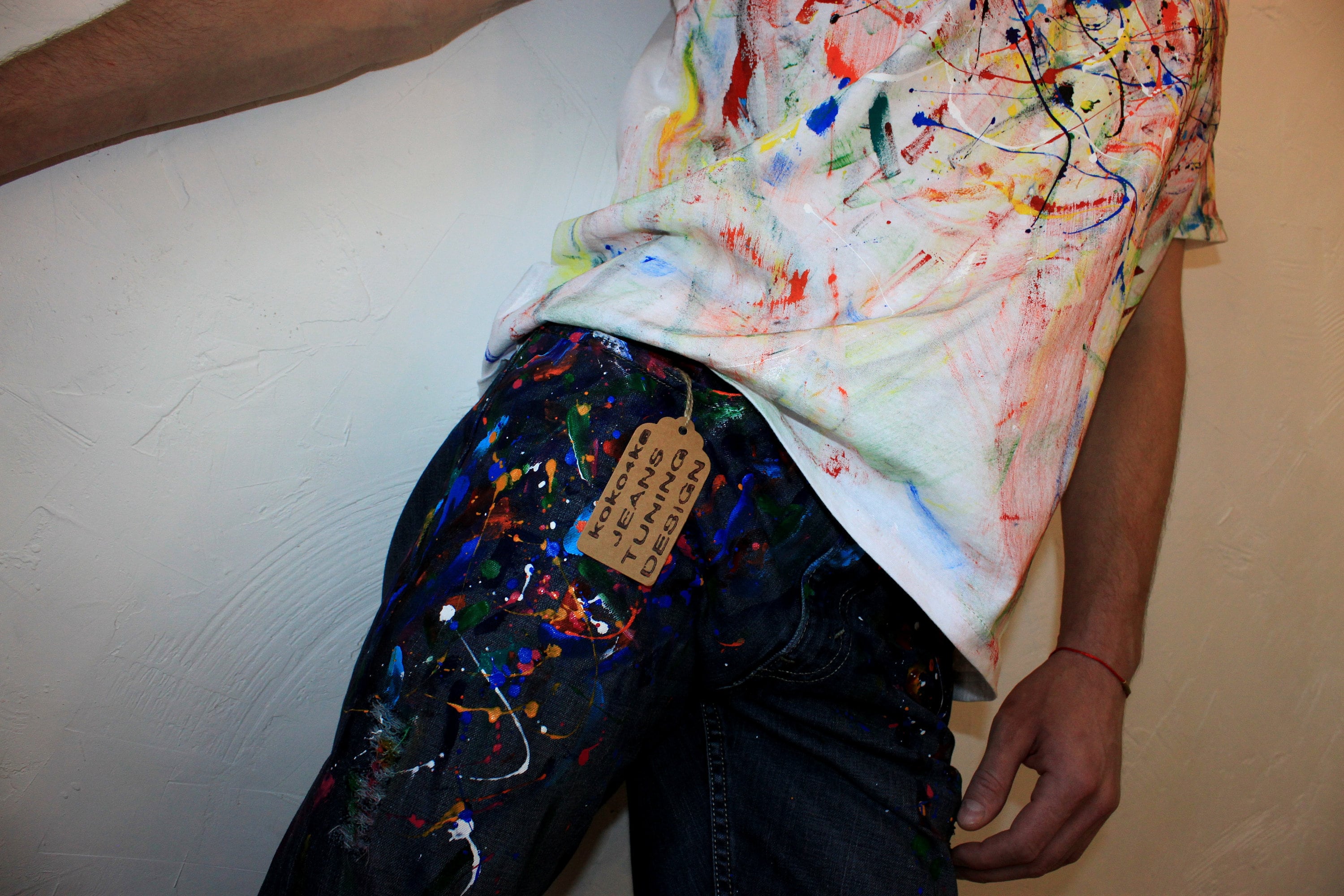 Paint Splatter Jeans Spray Paint Clothing Blots Jeans Spray Paint Paint ...