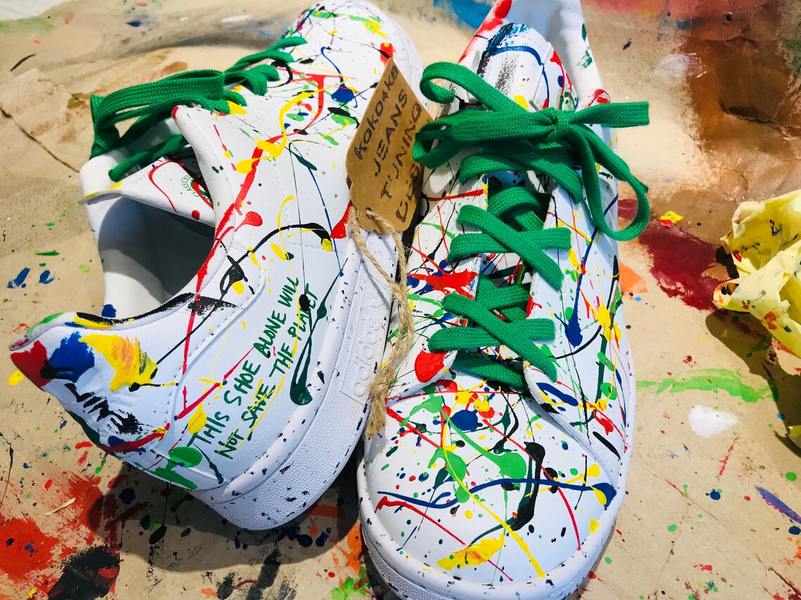 Nike men's sneakers in paint Sneakers in a spray can Spray | Etsy