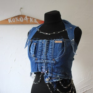 Upcycled Denim Bra Recycled Top Recycled Jeans LEVIS Bra Clothing Women ...