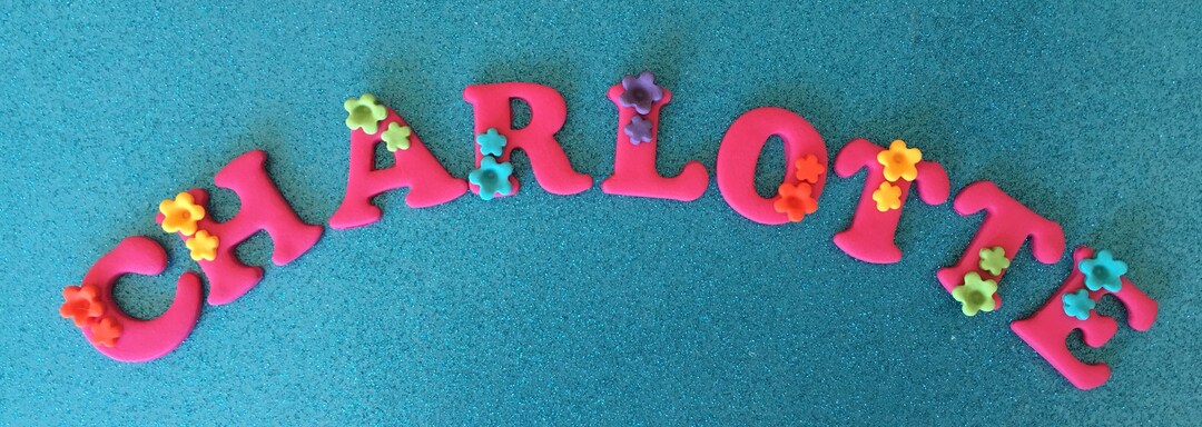 Fondant Letters. Cake Toppers. Personalised . - Etsy Australia
