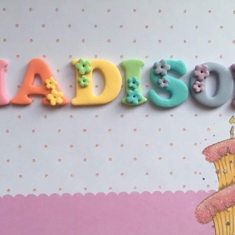 Fondant Letters - Etsy