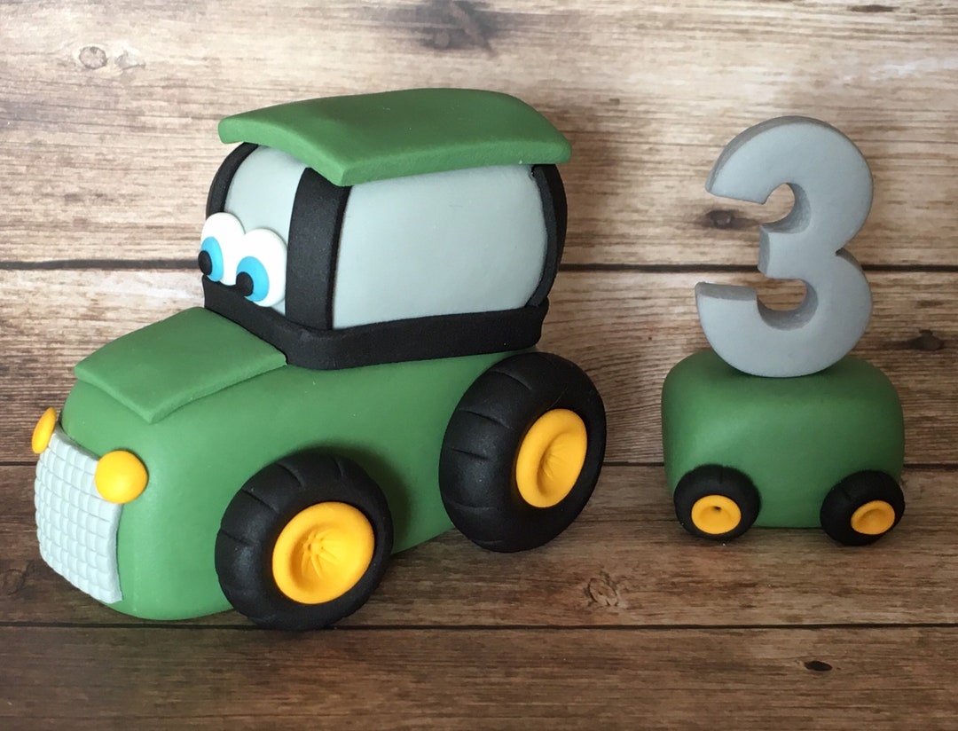 3d Tractor Cake Topper. Suits Birthday or Baby Shower Theme Xx - Etsy