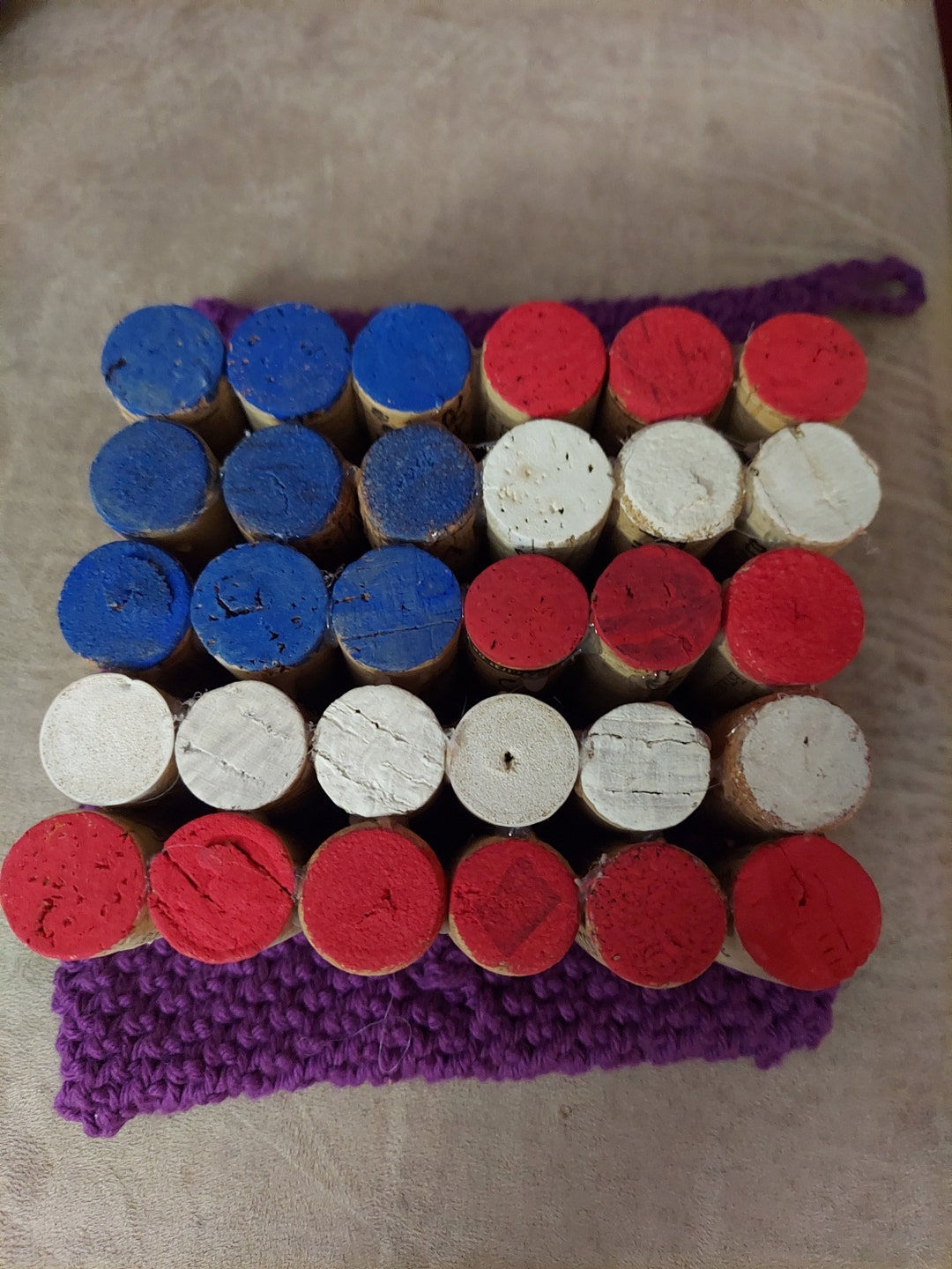 Handmade Cork Flag - Etsy