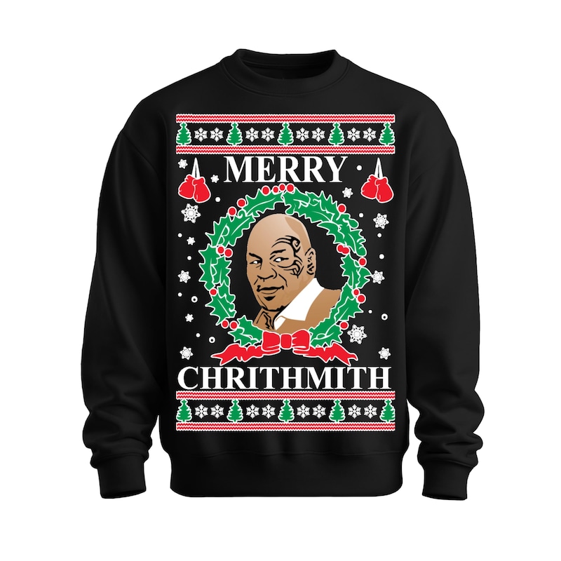 Mike Tyson Christmas Sweater - Etsy