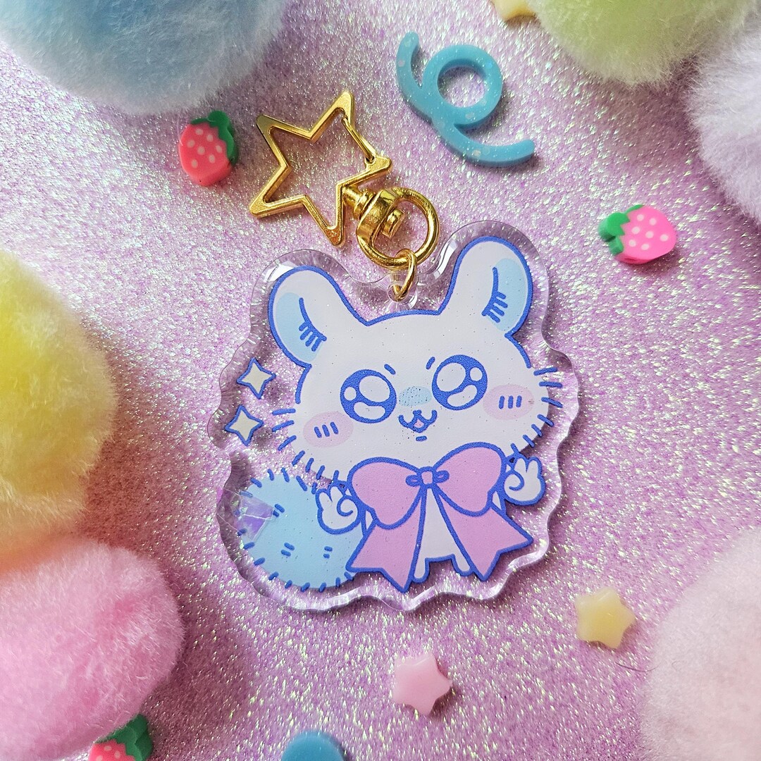 2.25" Chiikawa Momonga Keychain - Etsy