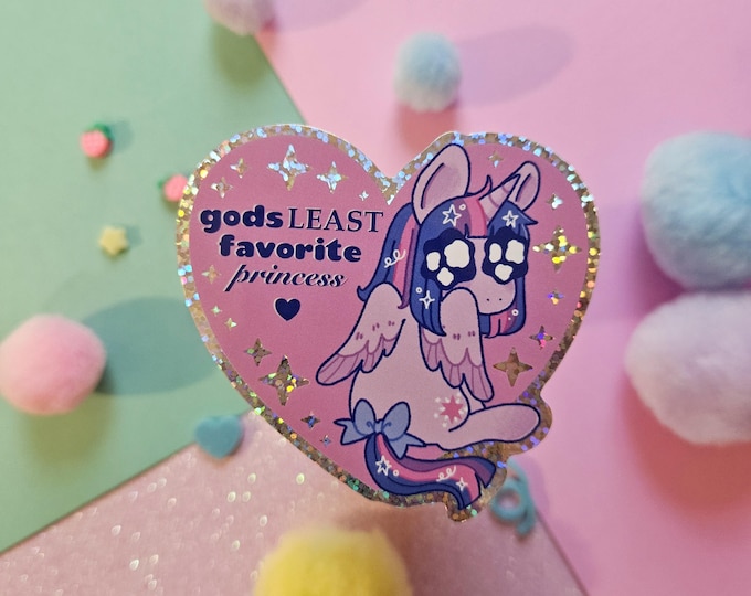 3" Holo Glitter Princess Twilight Sparkle Sticker - Etsy