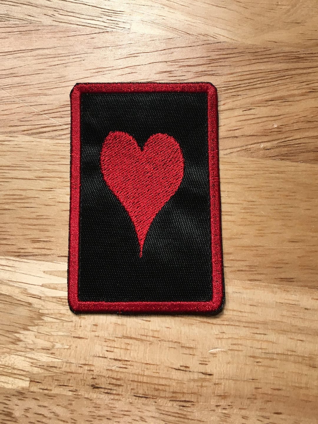 Heart Patch Love Patch Embroidered Patch Hook Only Patch Sew on 3x2 - Etsy