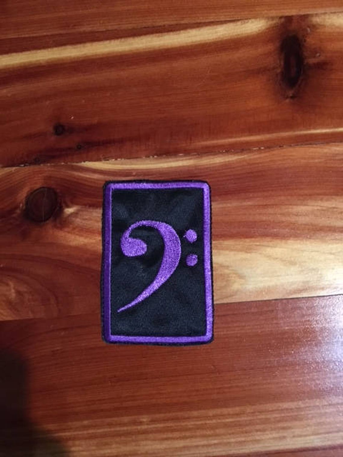 Bass Clef Patch Music Patch Hook Only Patch Sew on 3x2 - Etsy