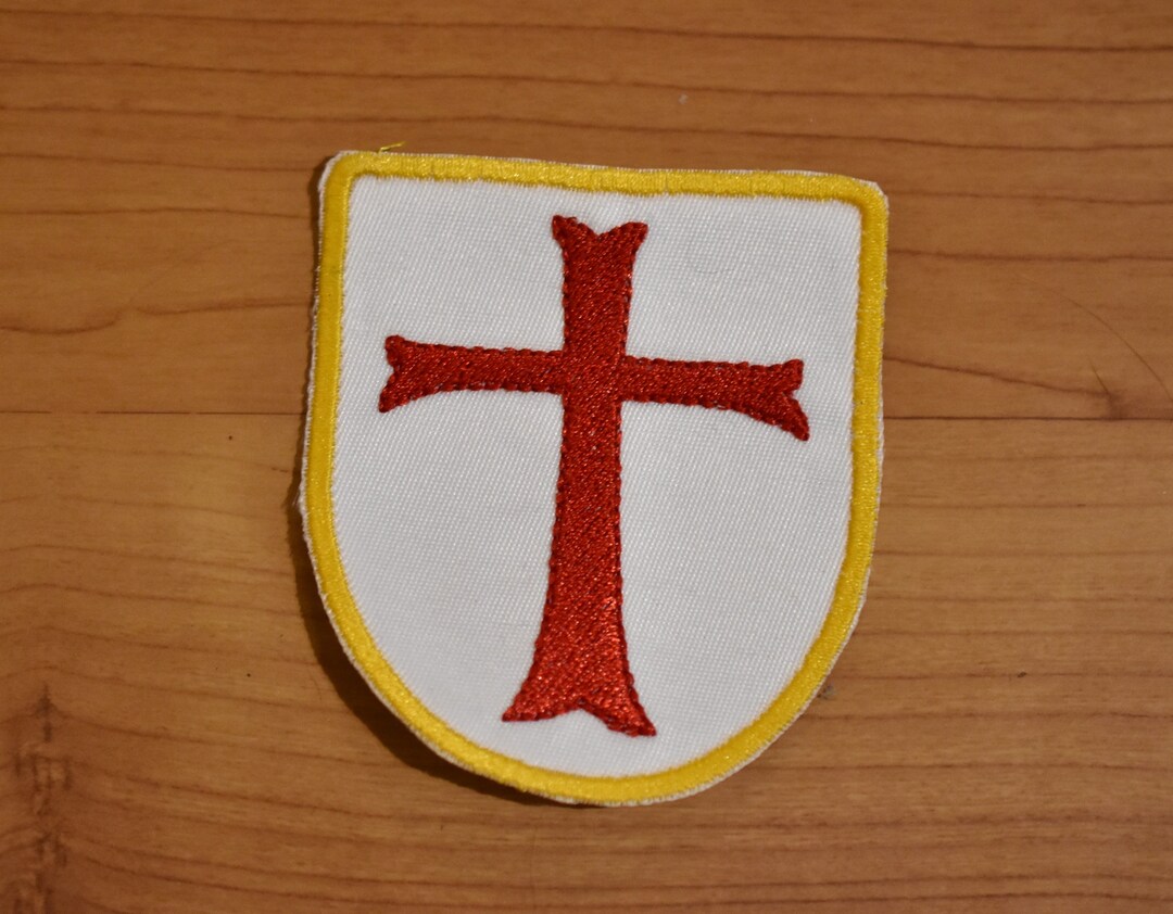 Templar Cross Patch Catholic Patch Faith Patch Religous Patch Christian ...