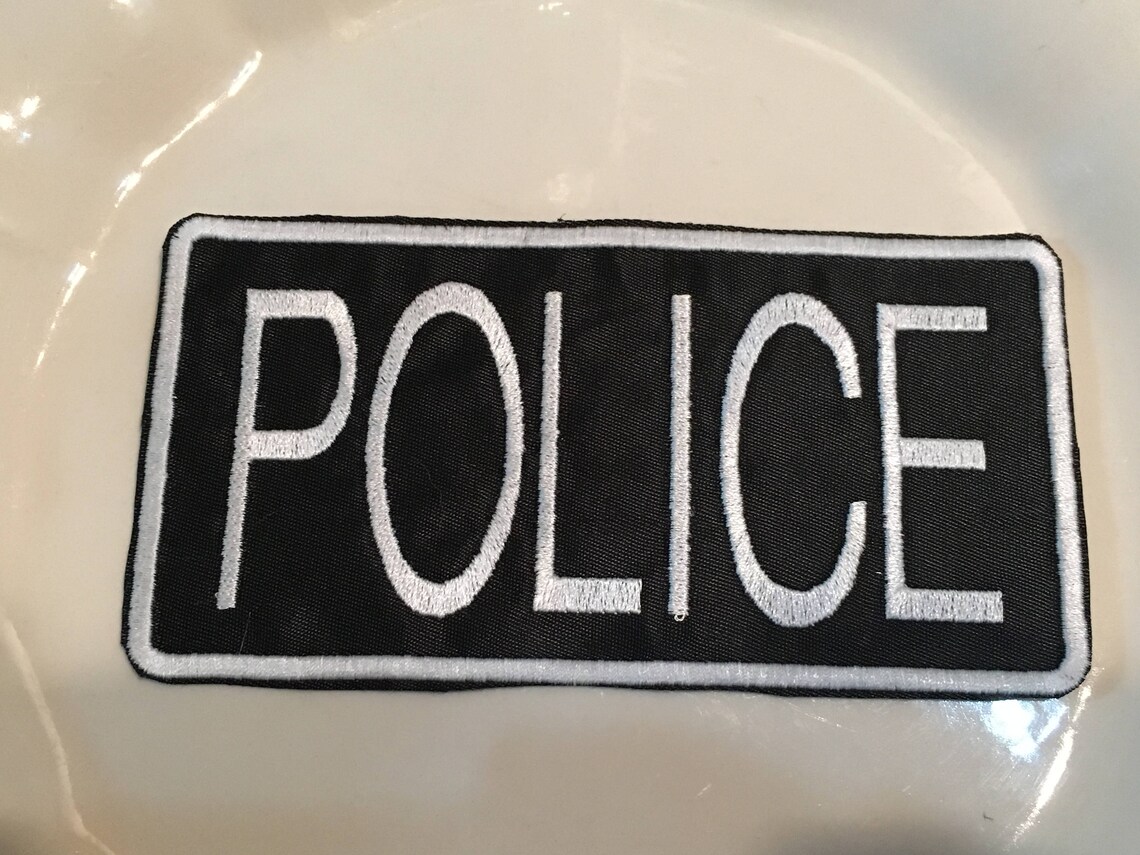 Police ID Panel Emboridered Patch Police Patch Moral Patch | Etsy
