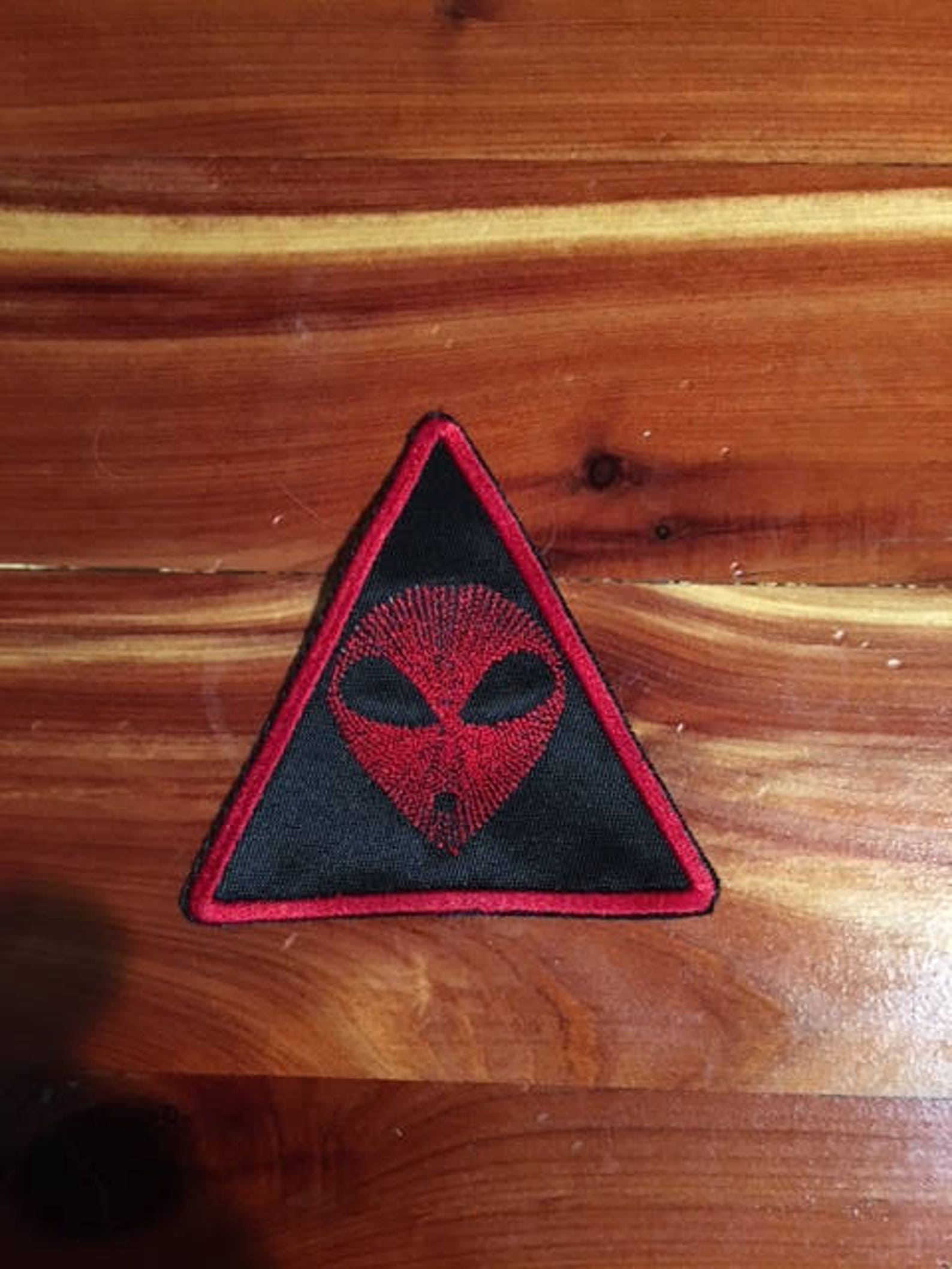 Alien Patch Hook Only Patch Sew on Alien Head Embroidered - Etsy