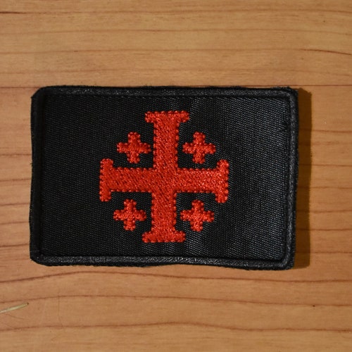 Jerusalem Cross Patch Catholic Patch Faith Patch Religous - Etsy