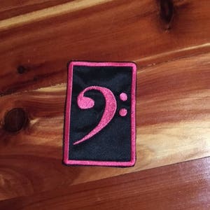 Bass Clef Patch Music Patch Hook Only Patch Sew on 3x2 - Etsy