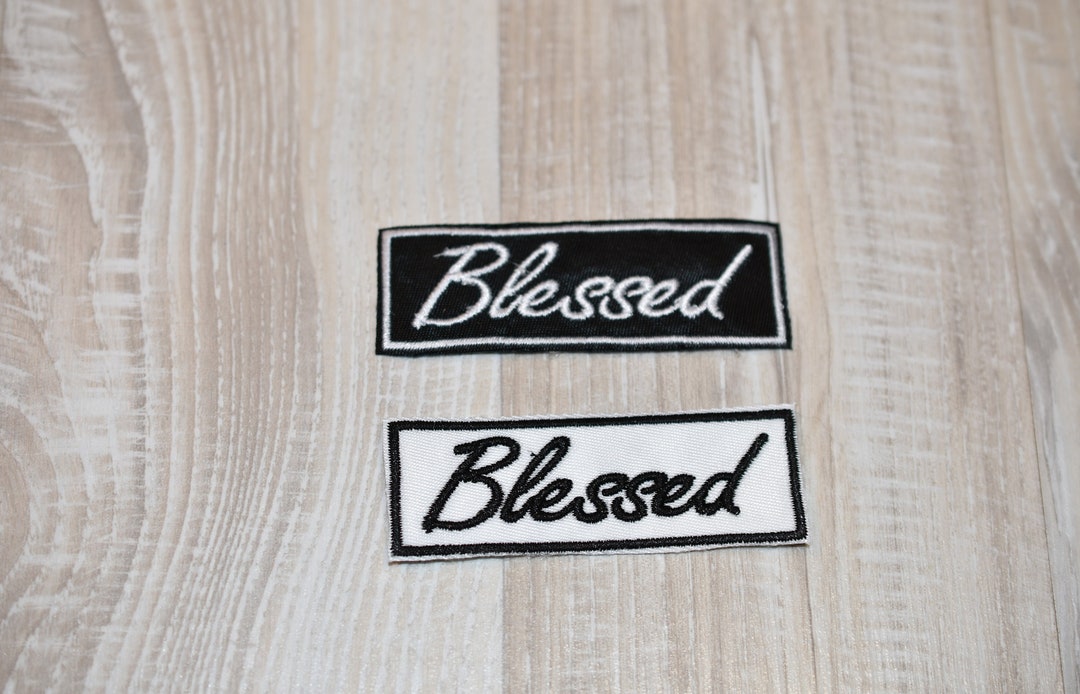 Blessed Patch Cross Patch Embroidered Patch Hat Patch Hook Only Patch ...