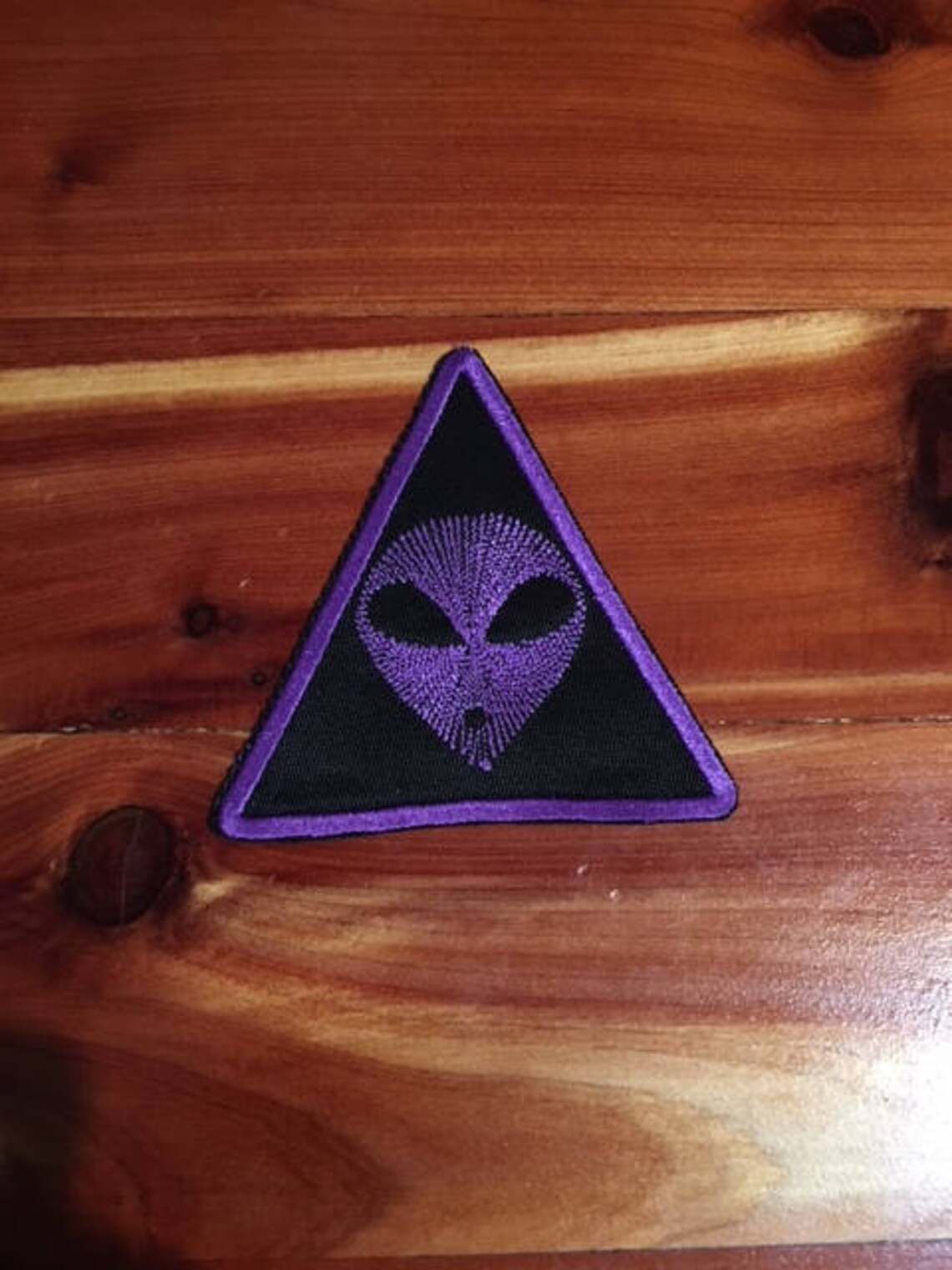 Alien Patch Hook Only Patch Sew on Alien Head Embroidered - Etsy