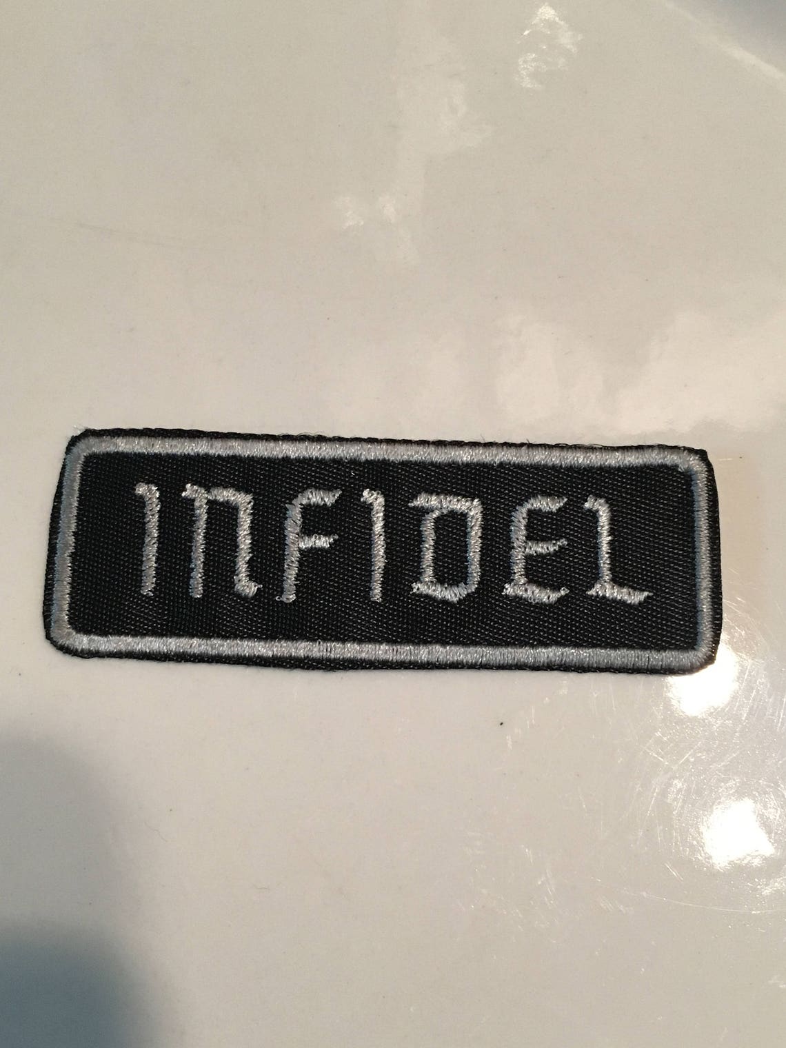 Infidel Patch Embroidered Patch Hat Patch Hook Only Patch Sew - Etsy