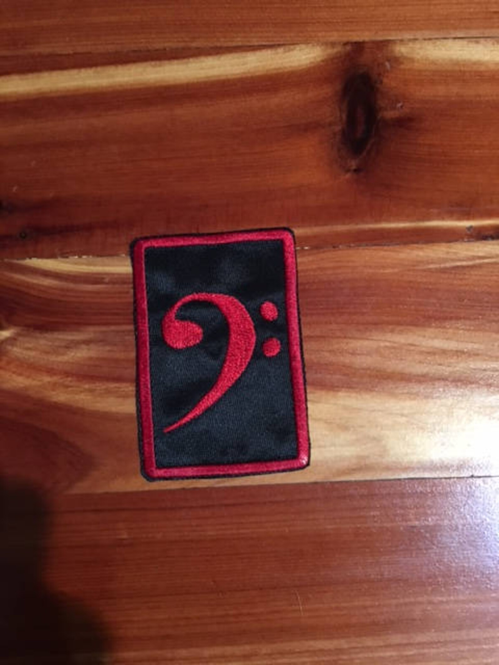 Bass Clef Patch Music Patch Hook Only Patch Sew on 3x2 - Etsy