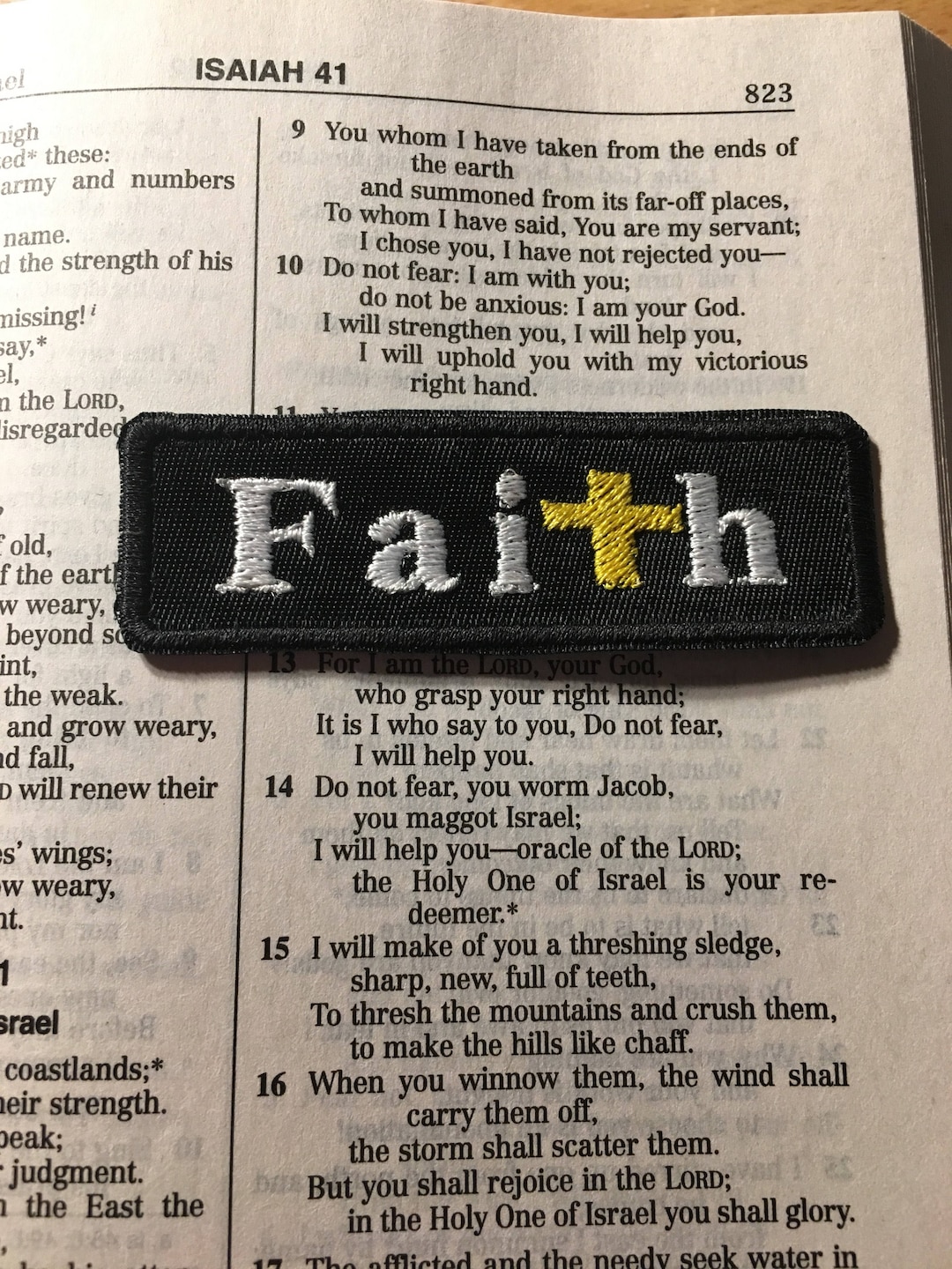 Faith Patch Cross Patch Embroidered Patch Hat Patch Hook Only Patch Sew ...