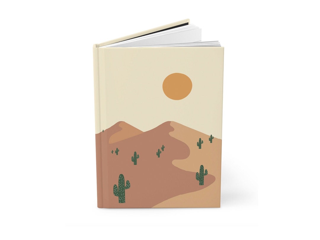 Hardcover Journal Sunny Desert Hardcover Journal Matte Desert and ...