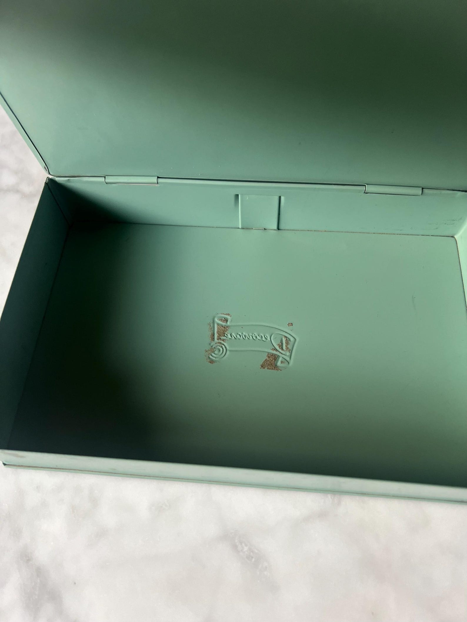 Vintage Toile Tin Crumb Box - Etsy