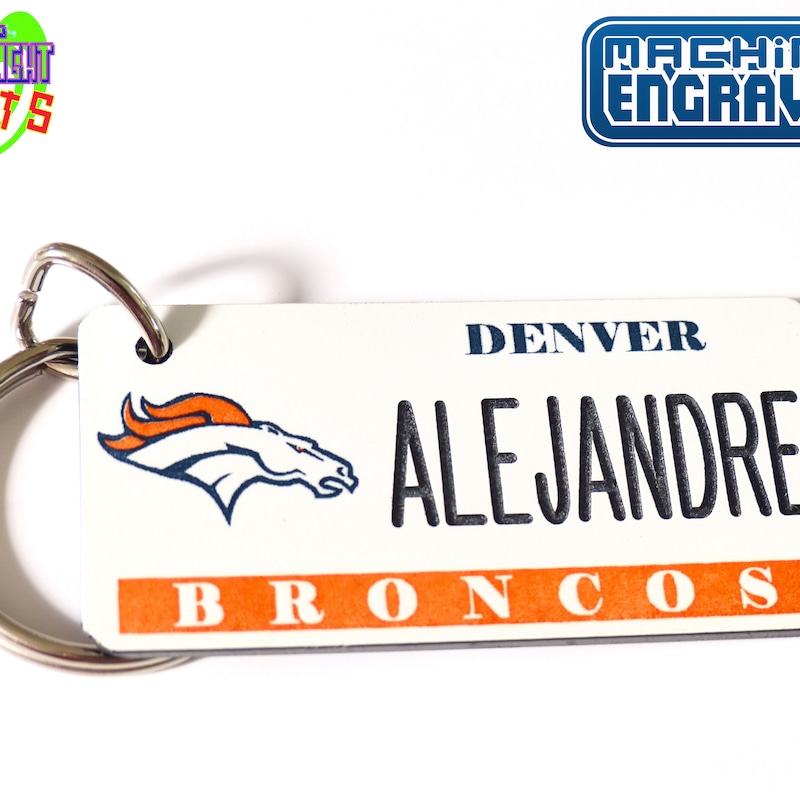Broncos Nfl Keychain - Etsy
