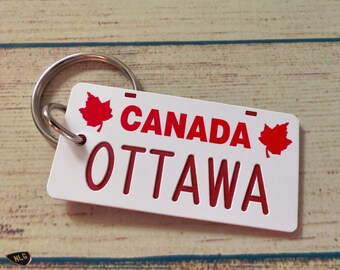 Canada Keychain - Etsy
