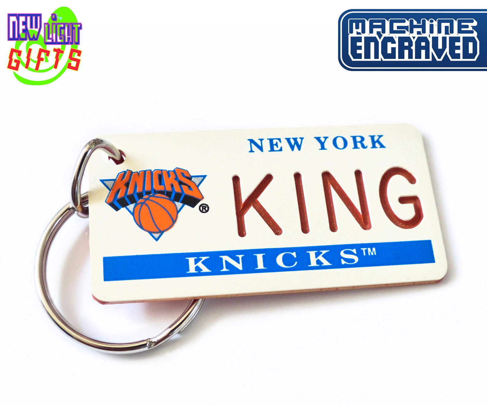 Personalized New York Knicks Keychain Custom Engraved Key - Etsy
