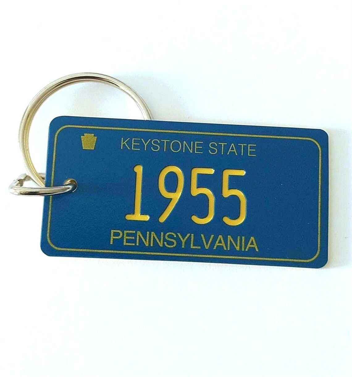 Personalized Pennsylvania State Keychain Tag Bag Charm Tag - Name Key ...