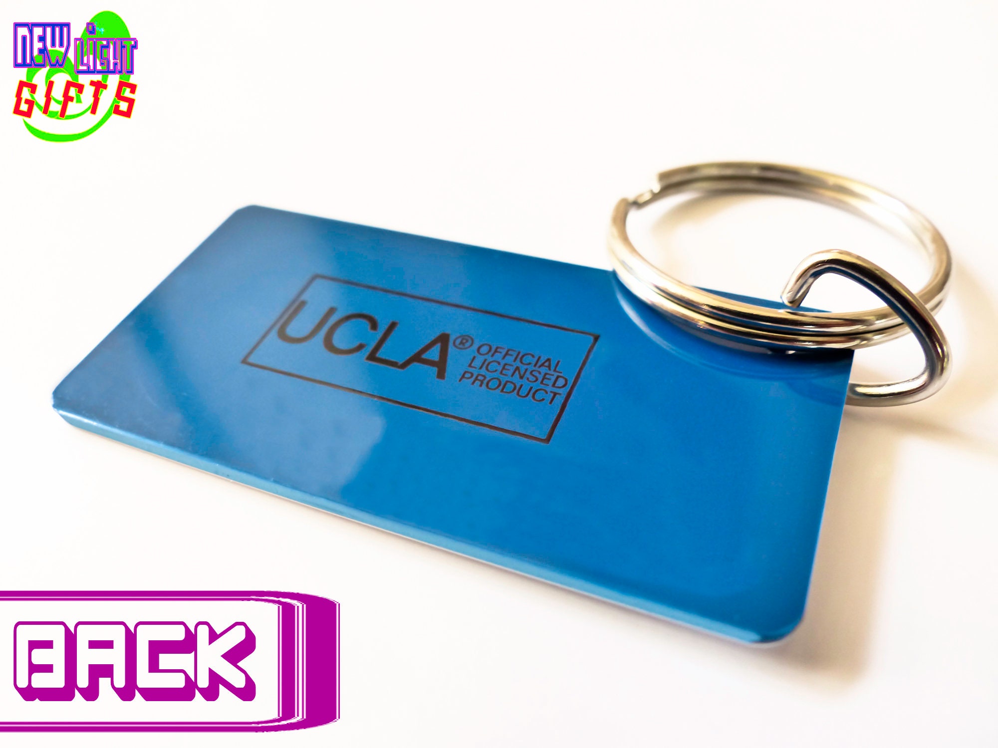 Personalized UCLA Bruins Keychain Tag - Custom Engraved - College ...