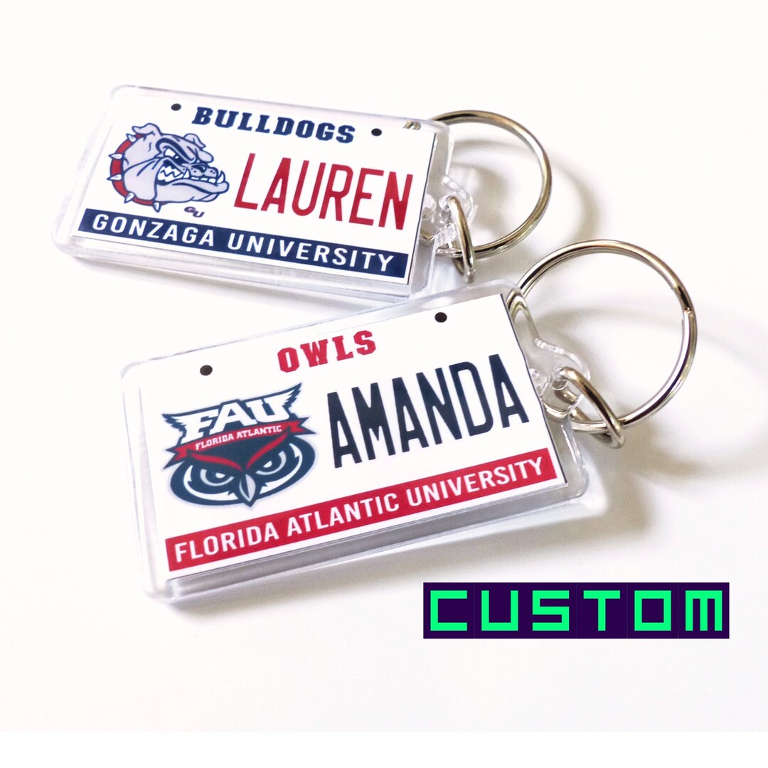 Personalized Team / College / Logo / Brand / Acrylic Keychains - Custom ...