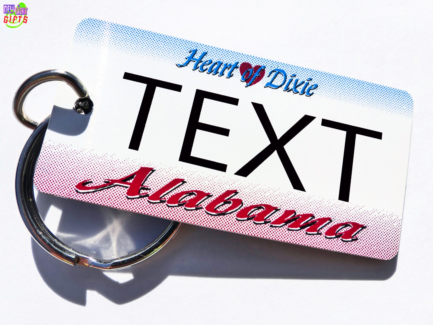 Personalized Alabama State License Plate Keychain Tag | Etsy